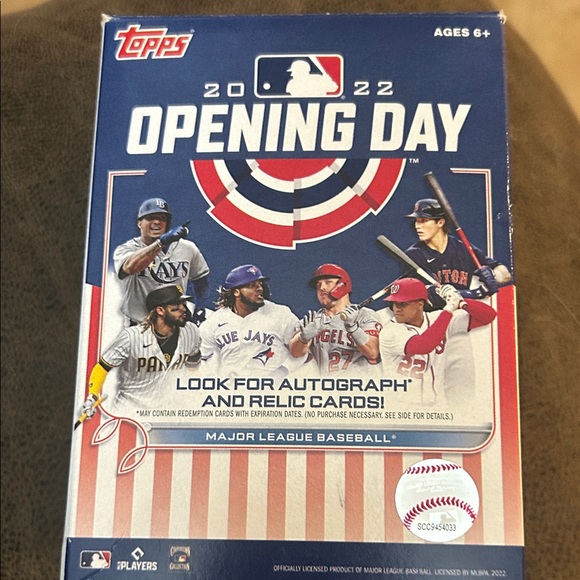 Topps | Games | Topps 222 Opening Day Baseball Cards Red And Blue ...